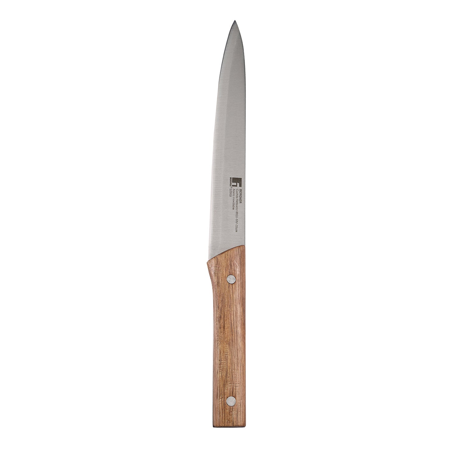 CUCHILLO FILETEADOR 20CM DE ACERO INOXIDABLE Y BAMBOO NATURE BG | Leroy ...