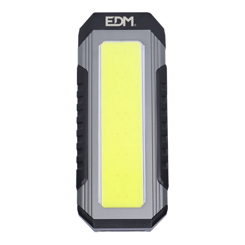 LINTERNA LED DE ALUMINIO 10W 3 LEDS 1000Lm 2x2000mAh EDM | Leroy Merlin