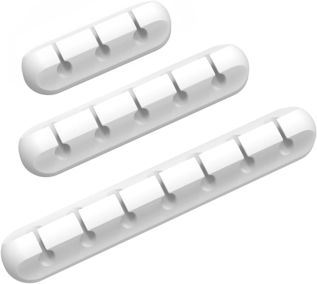 Organizador de cables, sujetacables, sujetacables USB, paquete de 3 ...