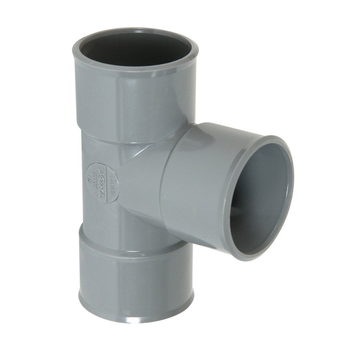 Embranchement simple pvc - mâle / femelle - 87 degrés30 - diamètre 100 ...