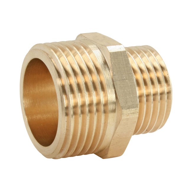 SOMATHERM FOR YOU - Machón de latón reducida - Doble Macho 26/34 - 40/ ... SOMATHERM FOR YOU - Machón de latón reducida - Doble Macho 26/34 - 40/ ...