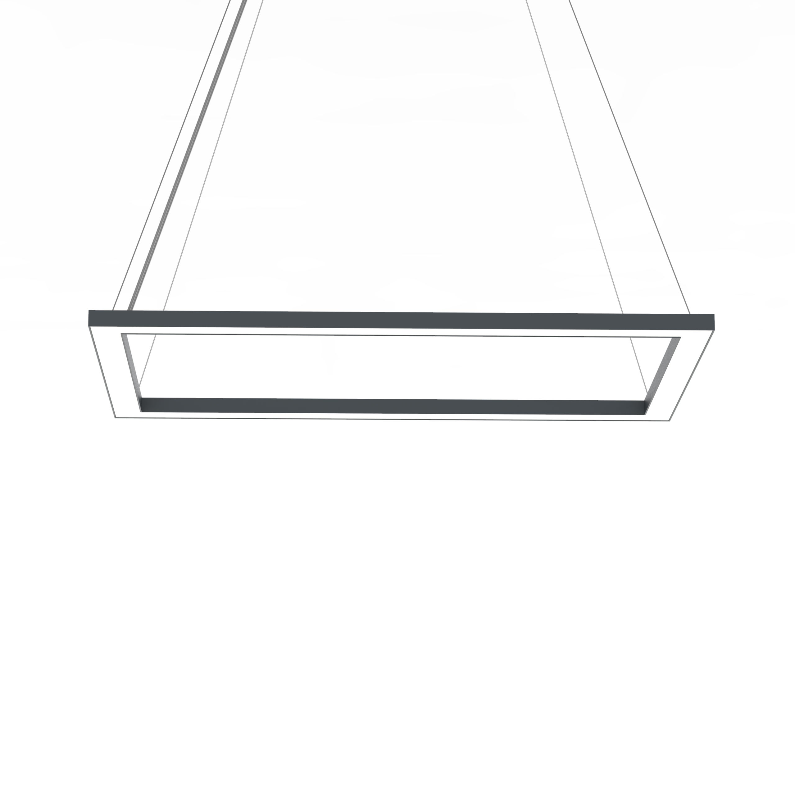 LUMICOM | FLOOR Suspension, STRIP LED, 38W/m, 4000K, métal, gris ...
