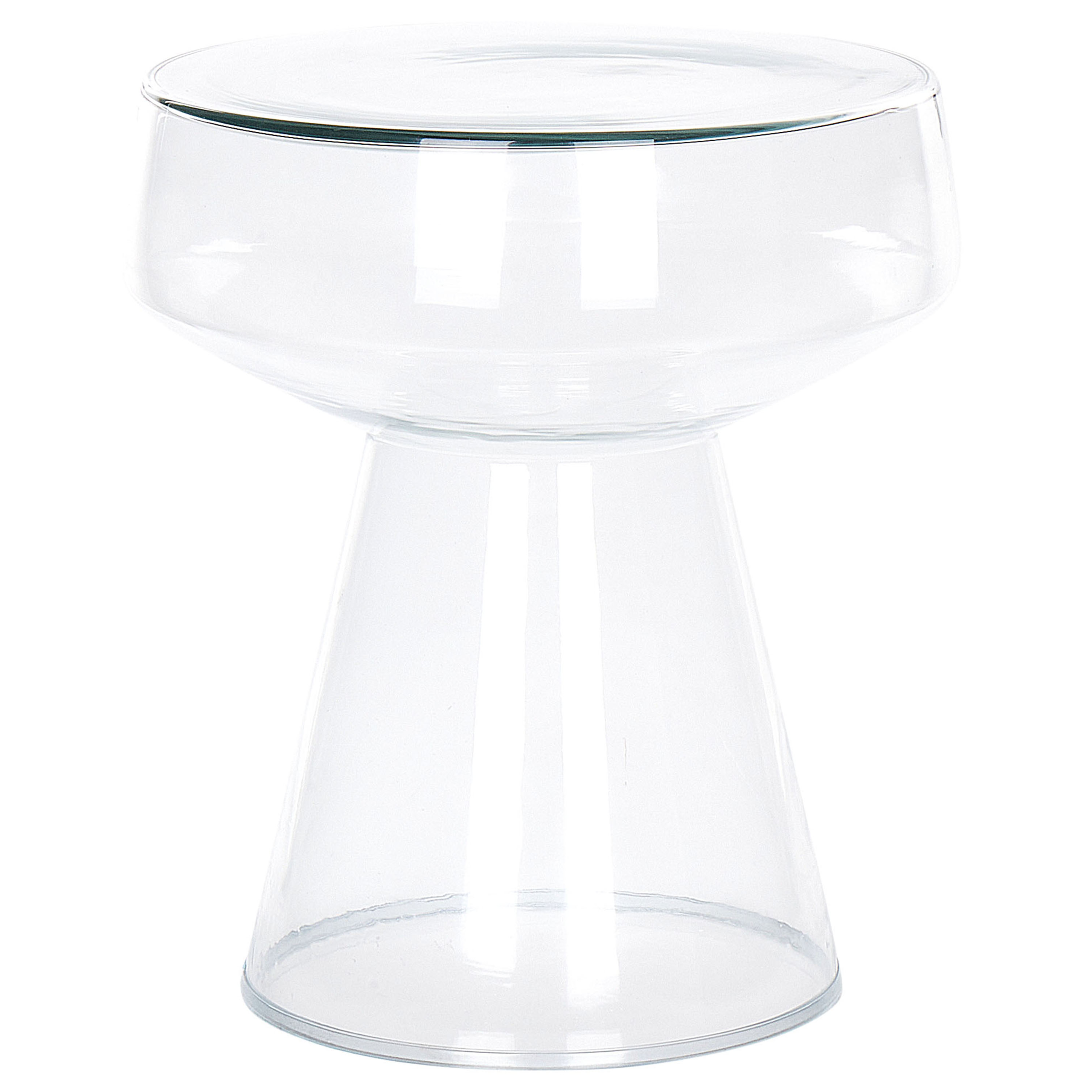 Table d'appoint LAGUNA Verre Transparent | Leroy Merlin