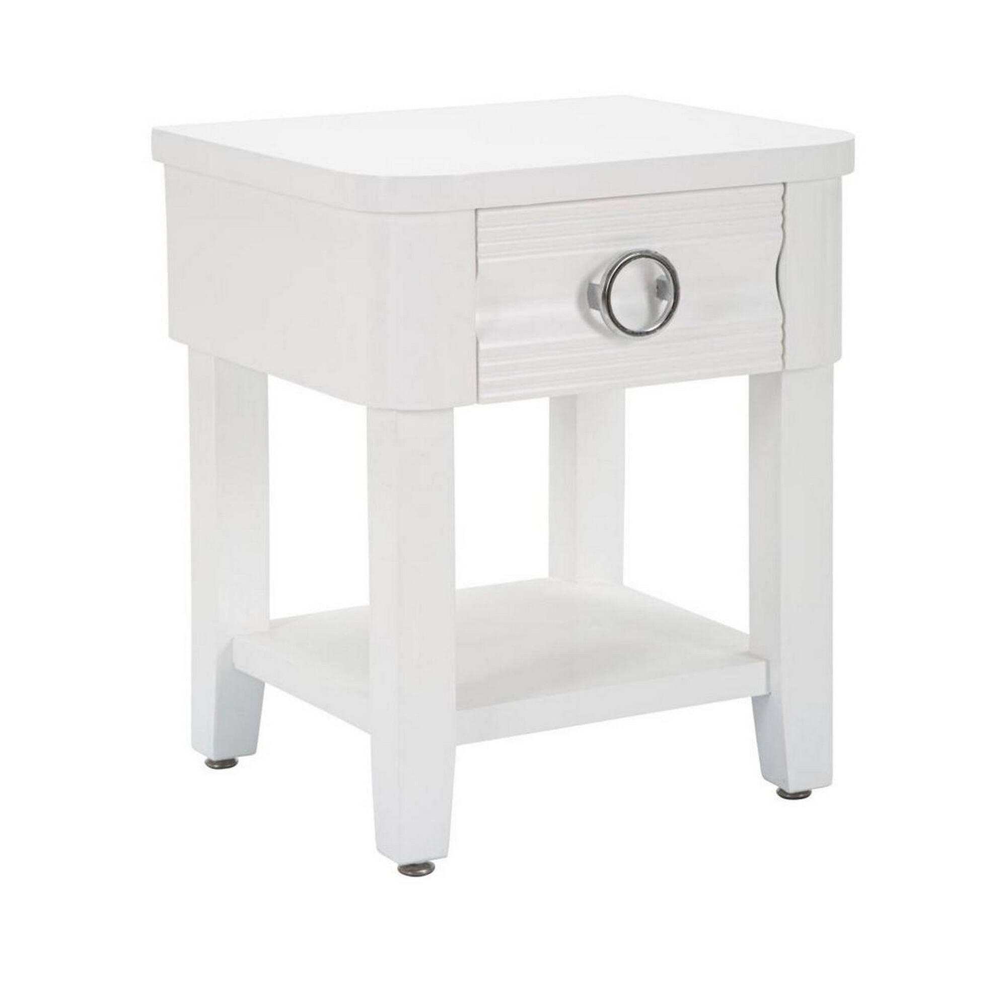 Table basse Guru, Table basse, Porte-revues pour canapé, Etagère de salon, 45x40 h54 cm, Blanc ...