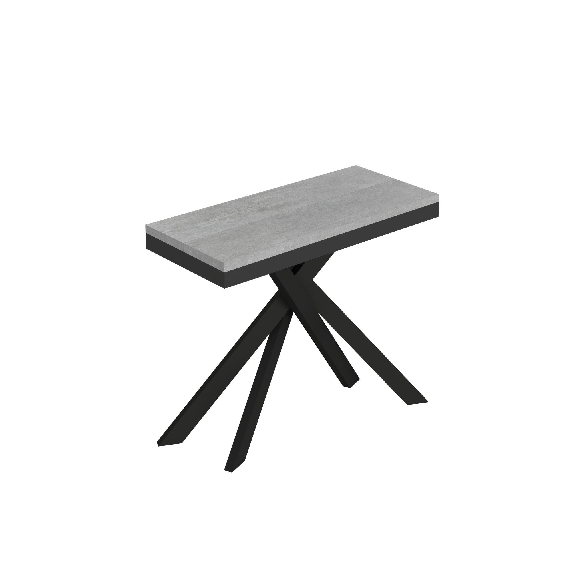 Console extensible 90x40/300 cm Saki Evolution structure béton ...