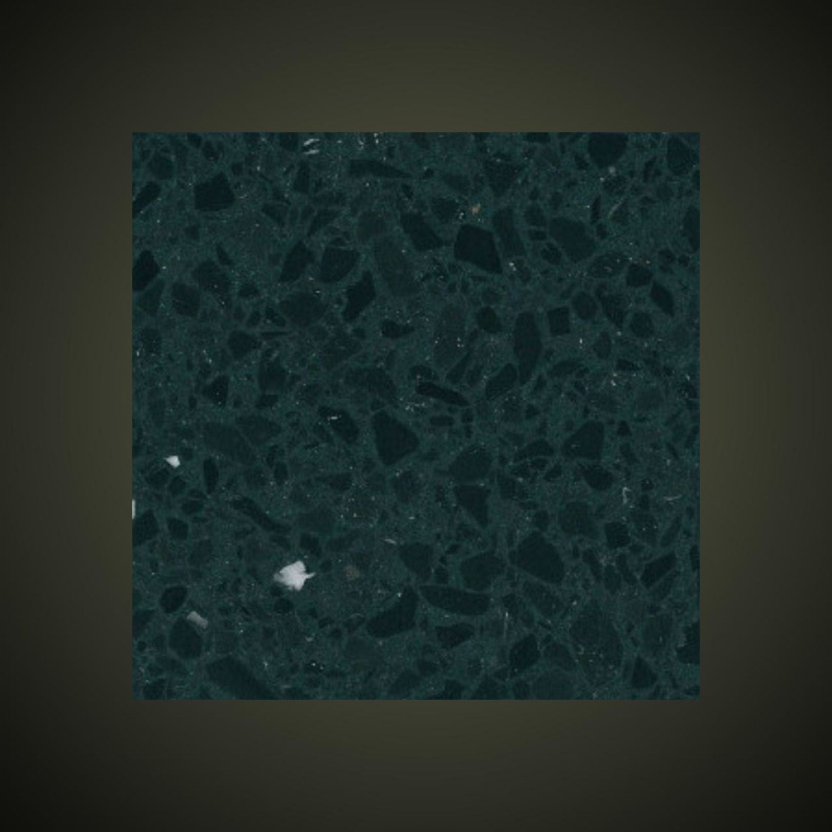 Véritable Carreau Terrazzo fond noir inclusions noir et blanc NERO ...