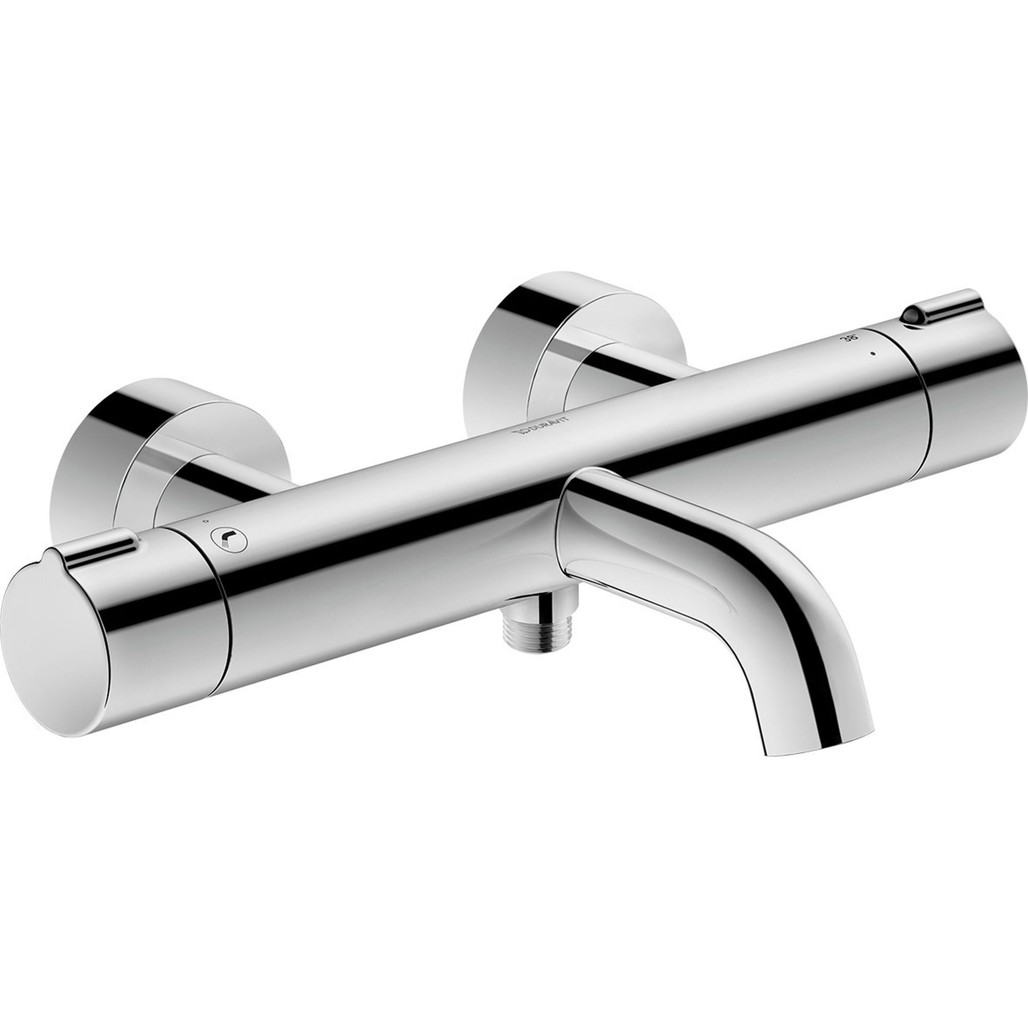 Duravit C.1 Mitigeur thermostatique bain/douche apparent Chromé ...