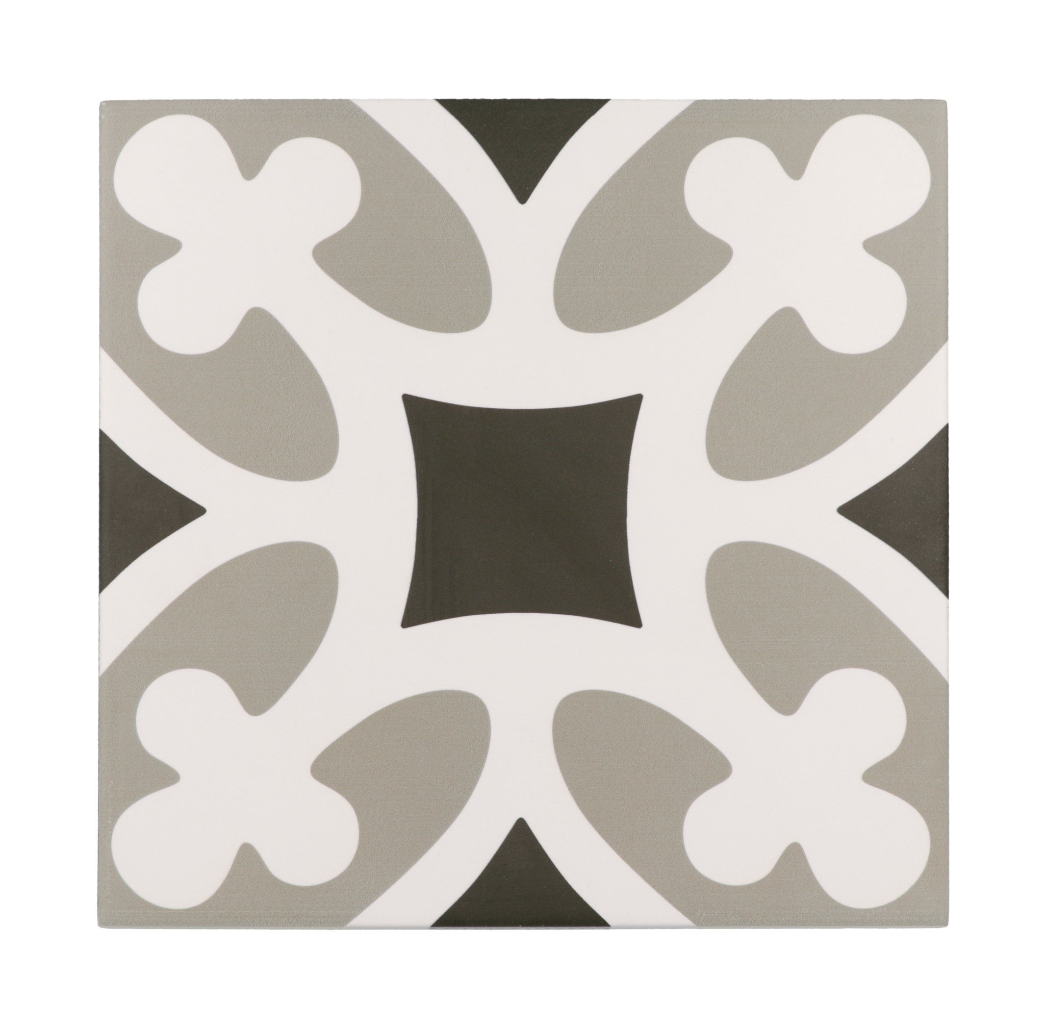 Carrelage sol / mur effet ciment à motif 20x20 cm RIVOLI - VENECIA GRIS ...