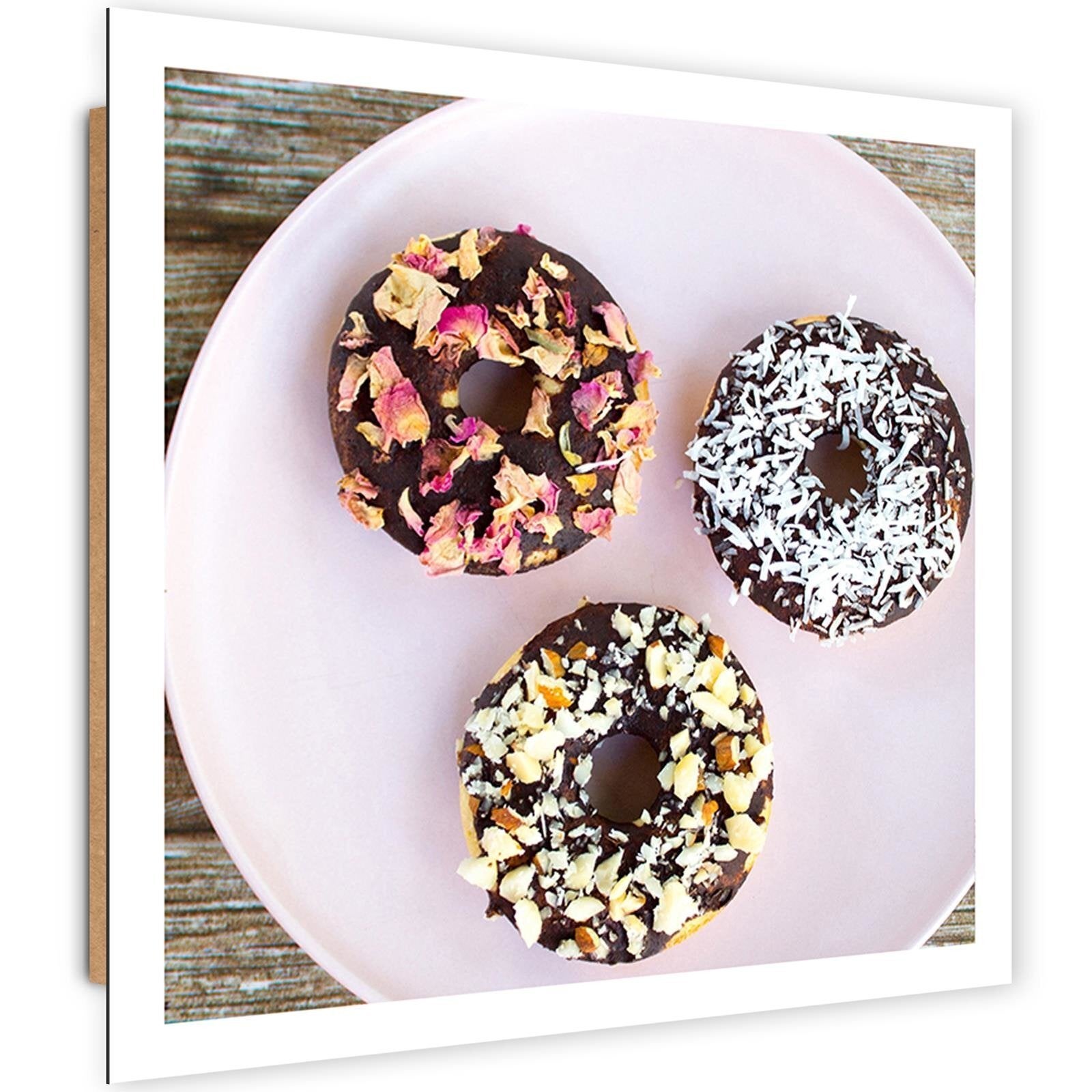 Tableau bois beignets sur une assiette 2 | Leroy Merlin