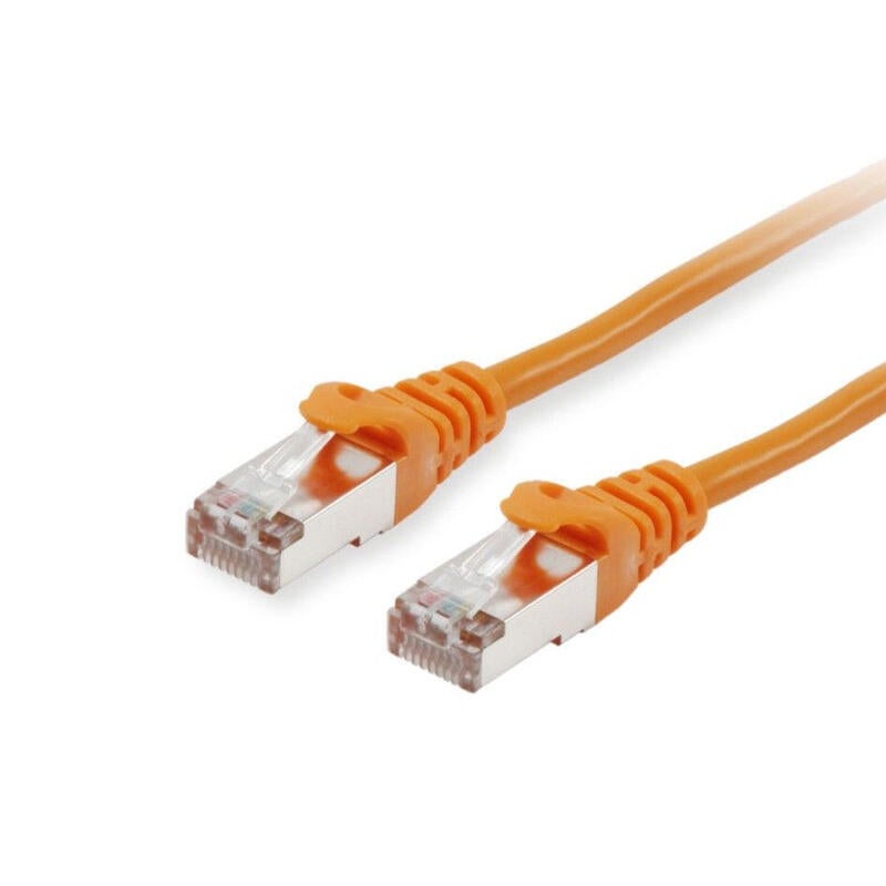 Equip cable de red cat6a s/ftp 2xrj45 0.50m orange lszh | Leroy Merlin