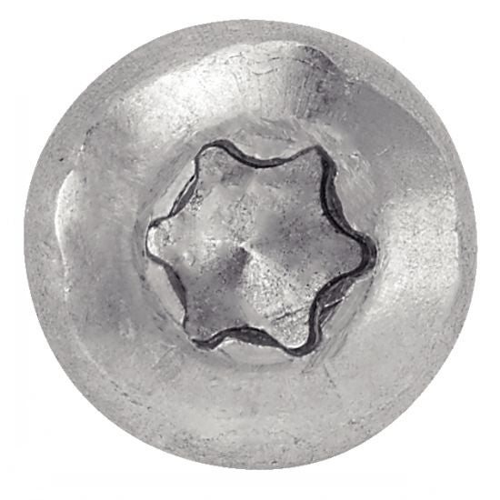 Vis à bois agglomere tête cylindrique six lobes - Inox A4 6x40 mm ...