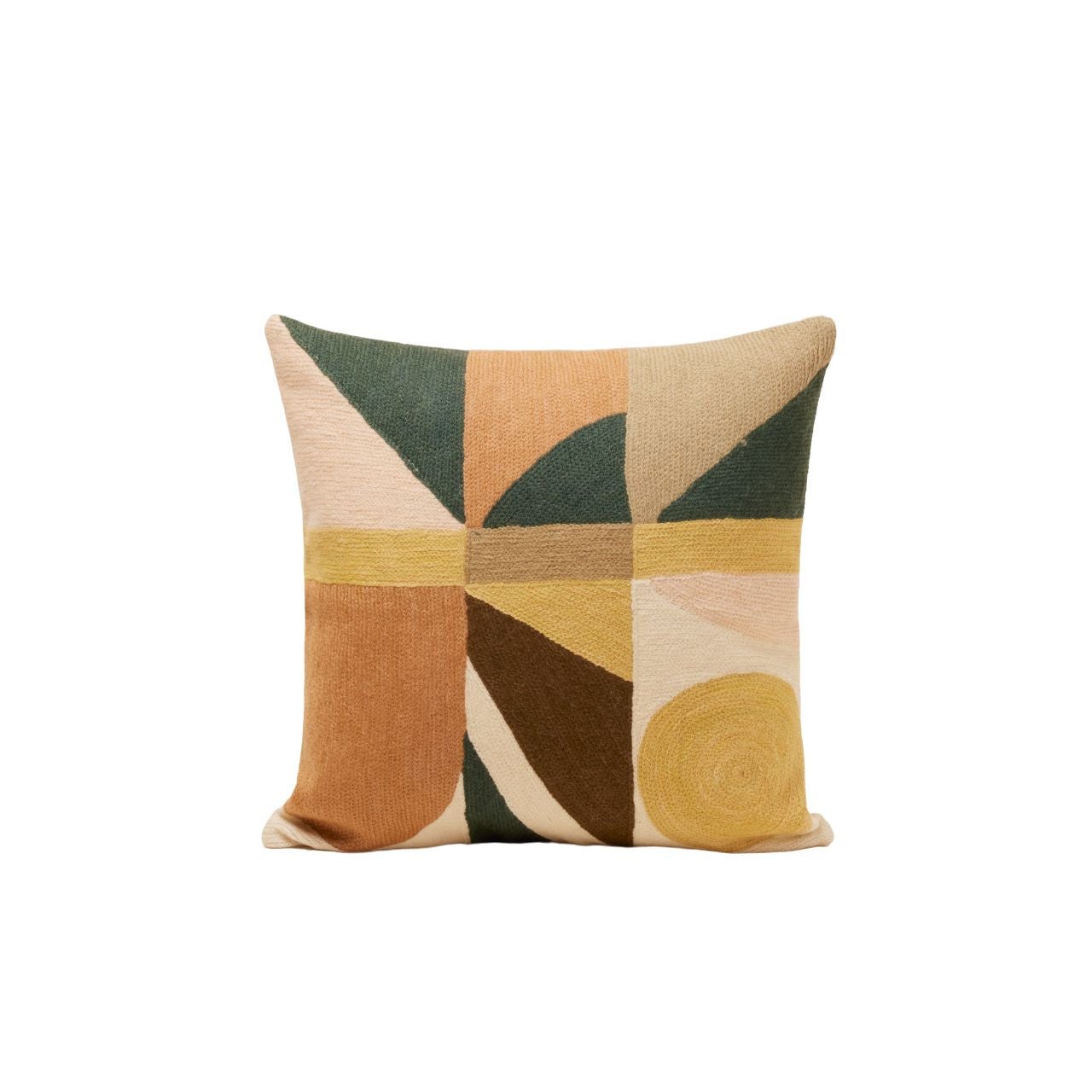 MADURA - Housse de coussin Fergus en Motif graphique brodé en point de ...