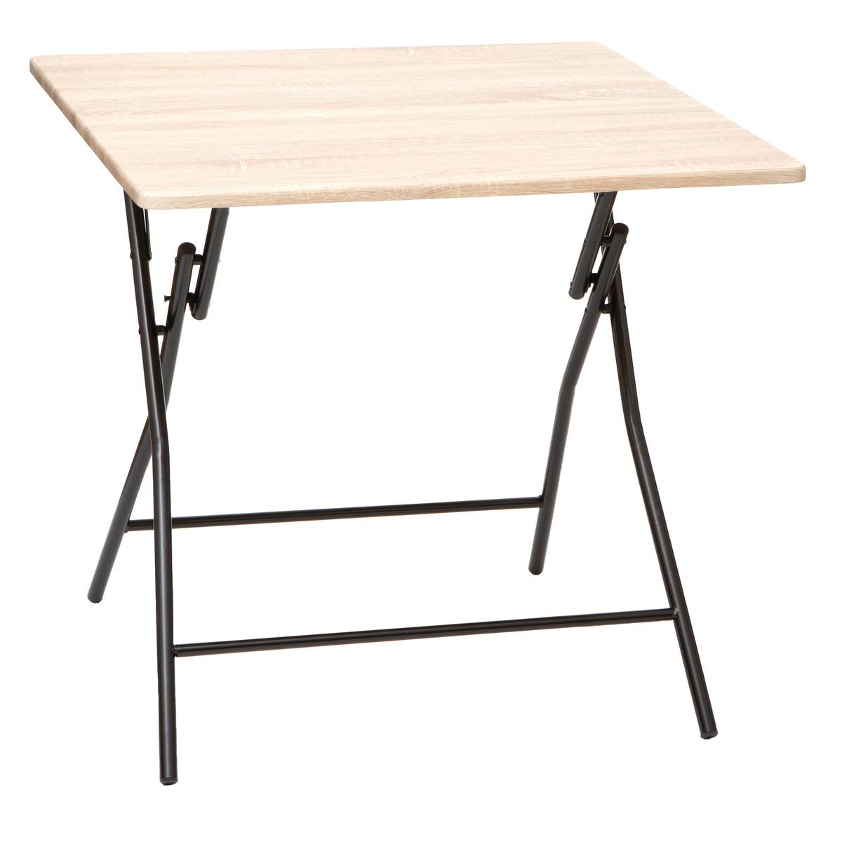 5five - table pliante 4 places effet bois | Leroy Merlin