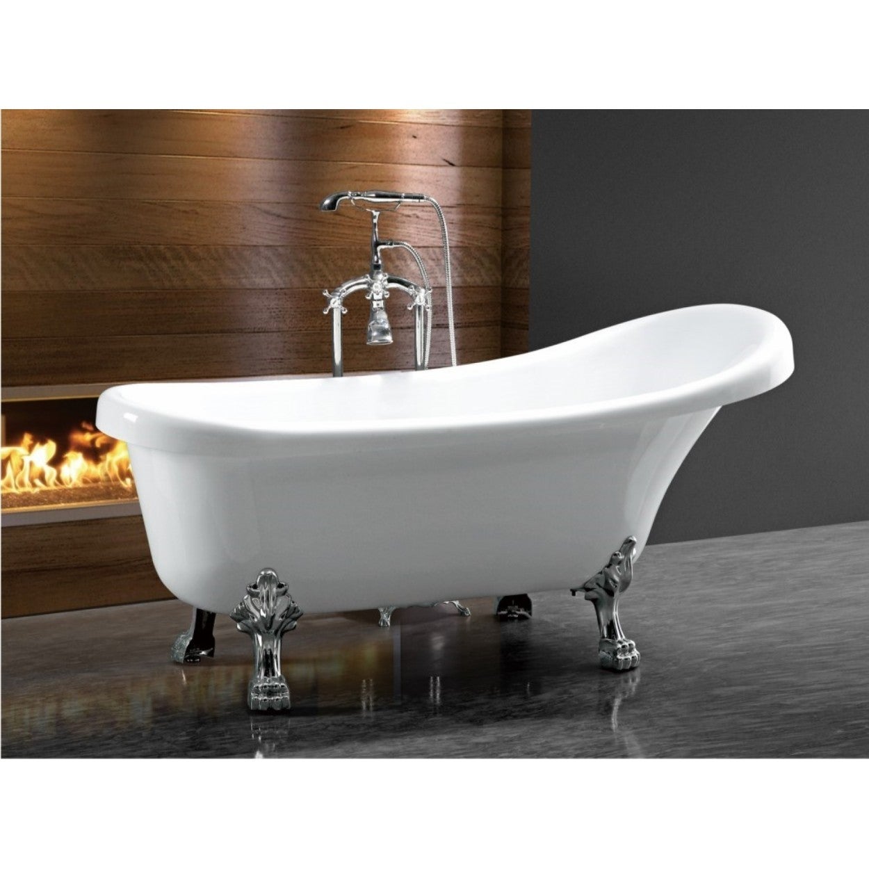 Baignoire îlot Rétro MARGOT | Leroy Merlin