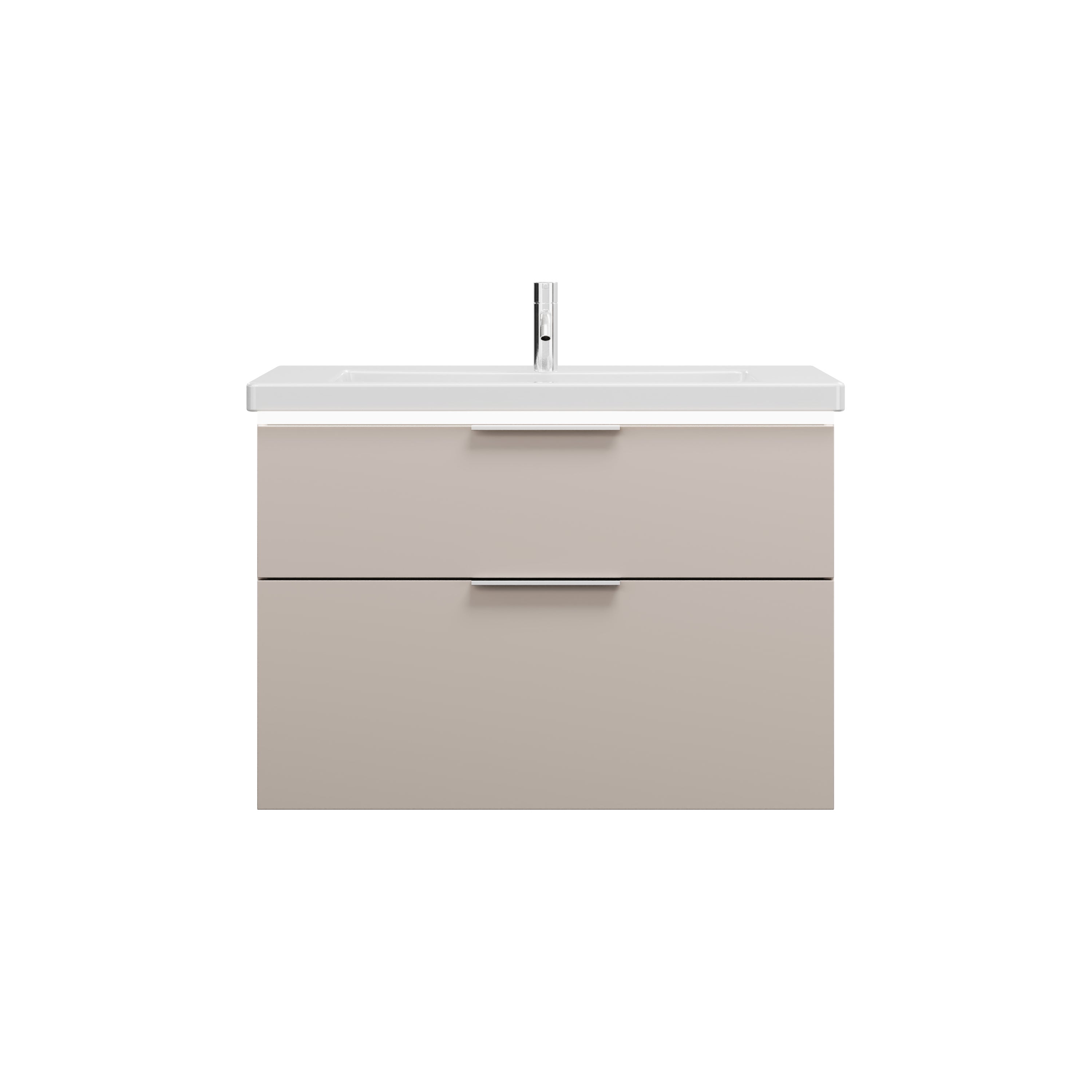 Burgbad Eqio lavabo en céramique avec meuble sous-lavabo et éclairage ...