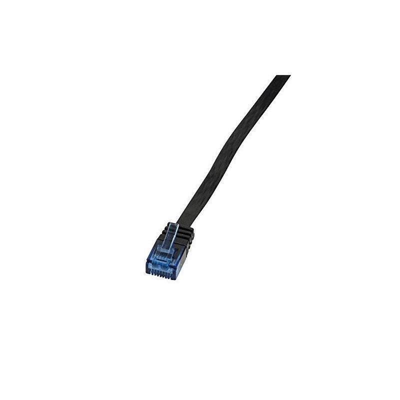 C ble r seau Logilink utp cat6 3 m plat noir cf2063u | Leroy Merlin