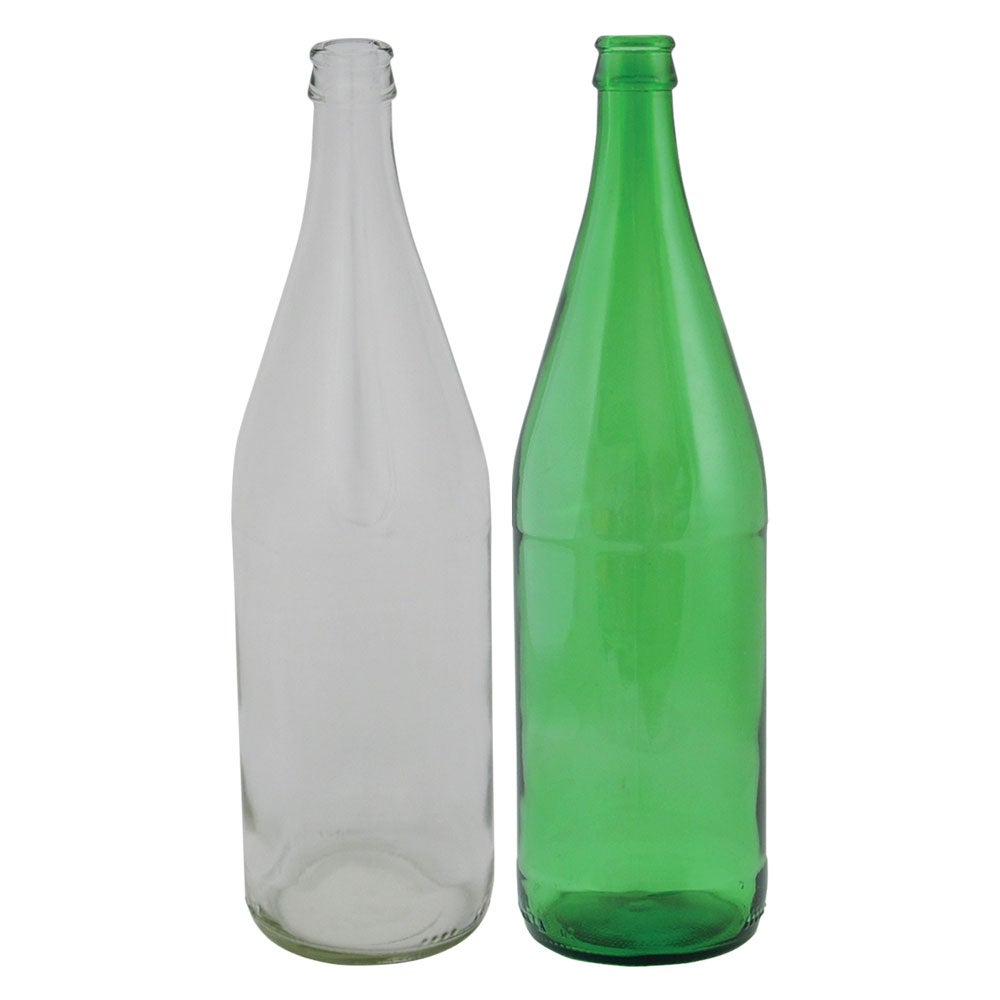 BOTELLA DE CRISTAL 'VICHY' 1000 ml - color verde | Leroy Merlin