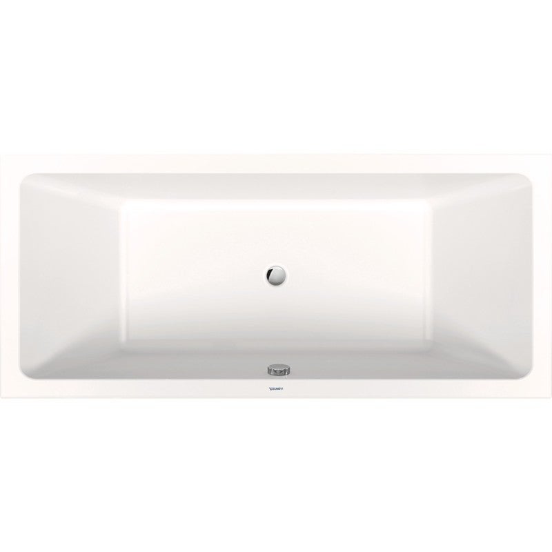 Baignoire droite 180 X 80 DURAVIT Duravit No.1 avec 2 dossiers | Leroy ...