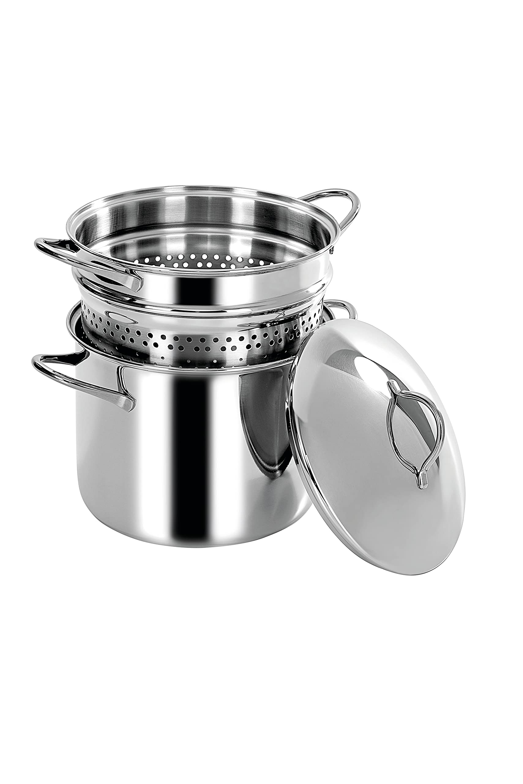 Barazzoni Pastamania senza Fondo Spaghettiere con Cestello, Made in ...