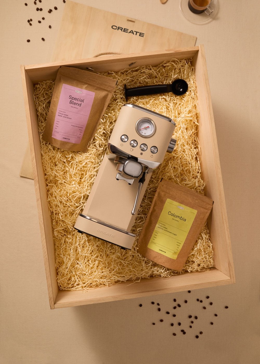 CREATE - COFFEE BOX - Coffret cadeau avec machine à expresso + cafés - | Leroy Merlin