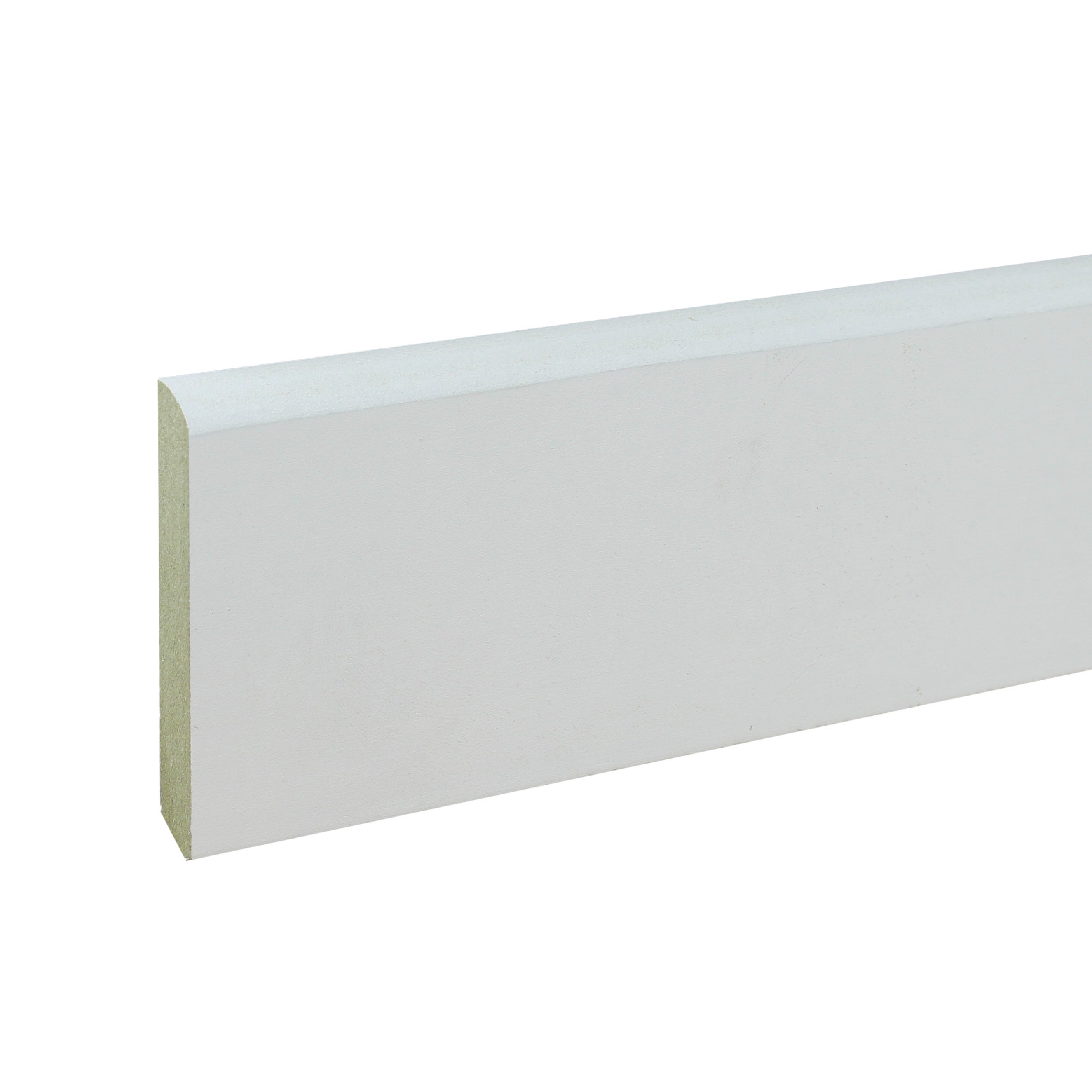 PROVISTON Plinthe 10 x 70 x 2440 mm MDF Hydro Prépeint Plinthe arrondie ...