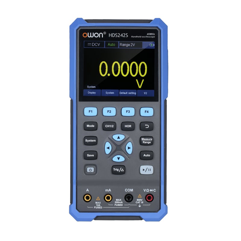 OWON HDS242S 2 canales osciloscopio multímetro generador de formas de ...