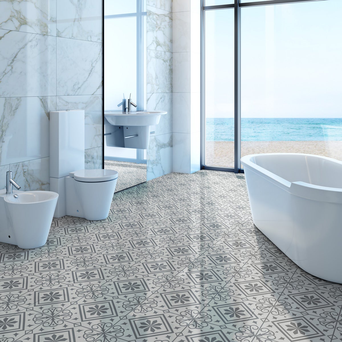 Stickers Sol Anti-dérapant avec Protection - CARRELAGES SOL ALONSO - 1 ...