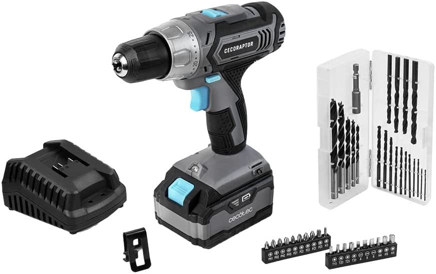 Taladro atornillador Cecotec CecoRaptor Perfect Drill 4020 Advance 20V ...