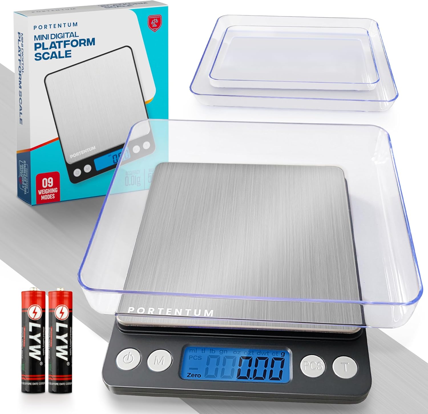 Balance de cuisine électronique haute précision 500 g/0,01 g - Écran ...