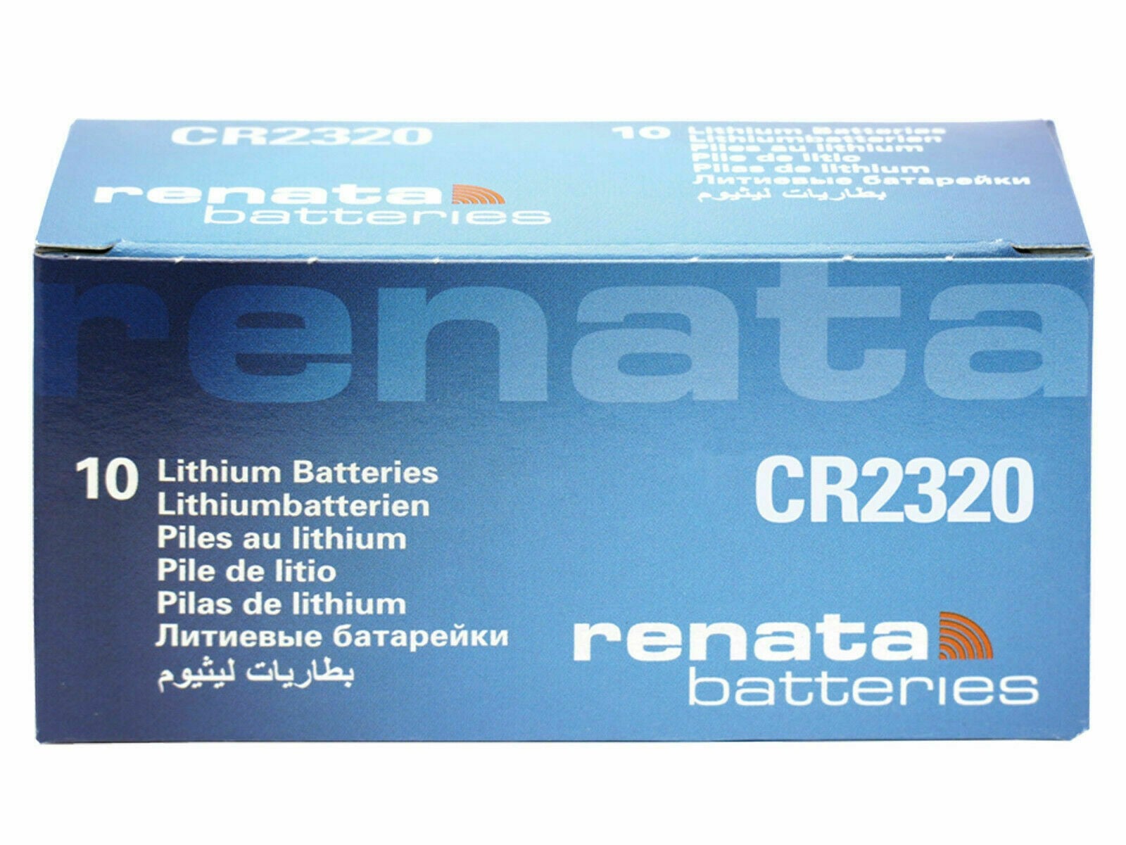 Renata CR2320 lithium 3V 150 mAh PACK DE 10 PILES | Leroy Merlin