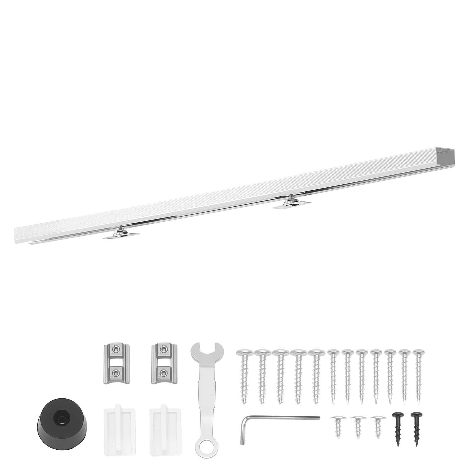 Kit de herrajes SucceBuy para puertas correderas paralelas, sistema de ...