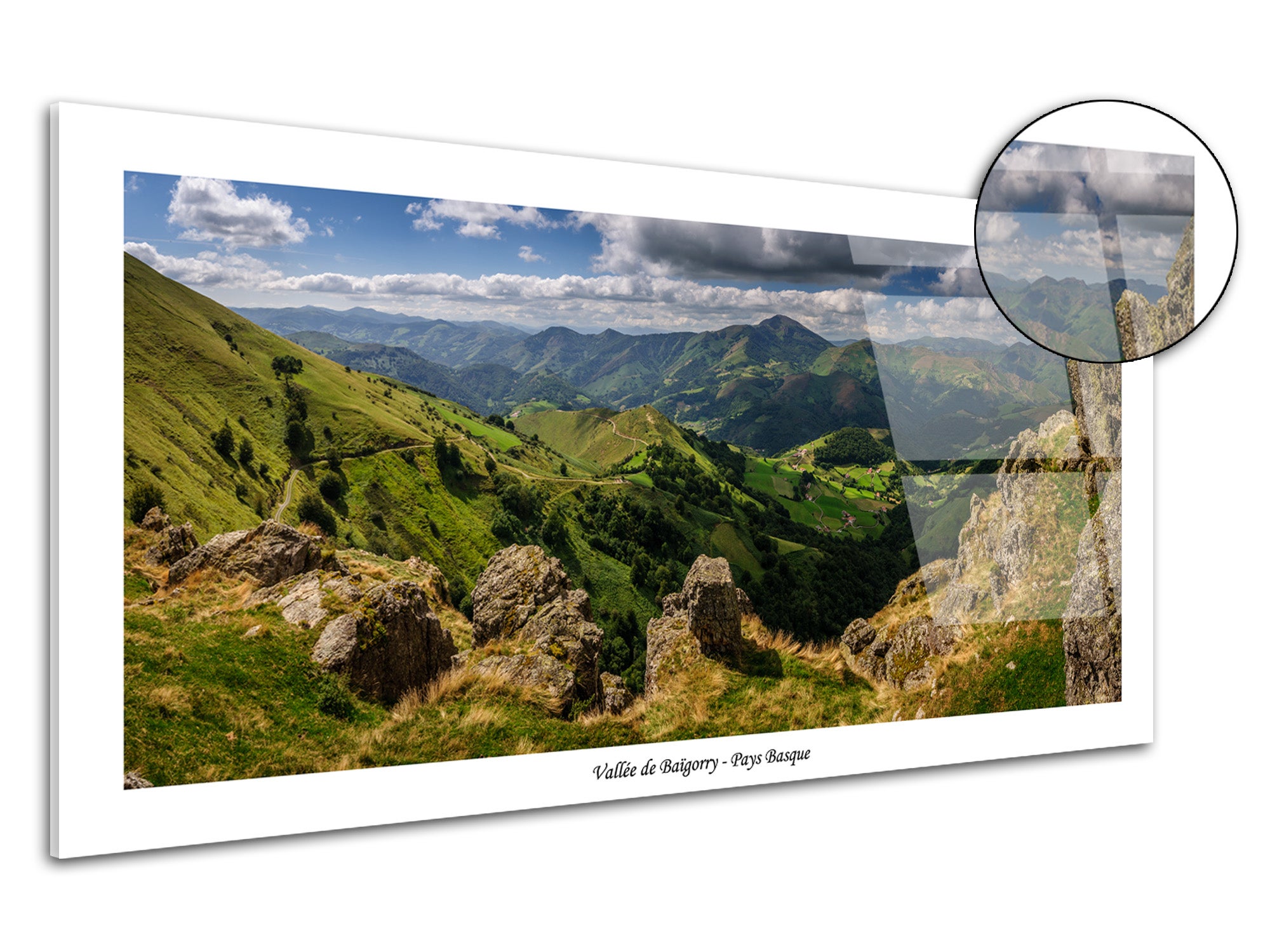 Tableau plexiglas paysages Montagne du Pays basque | Leroy Merlin