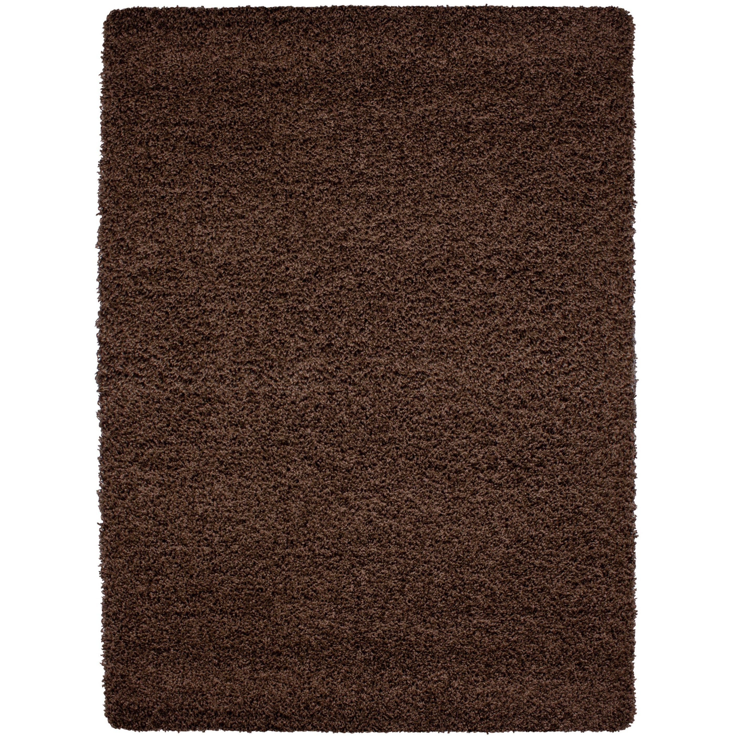 SHAGGY - Tapis Uni à poils longs - Marron 300 x 400 cm | Leroy Merlin