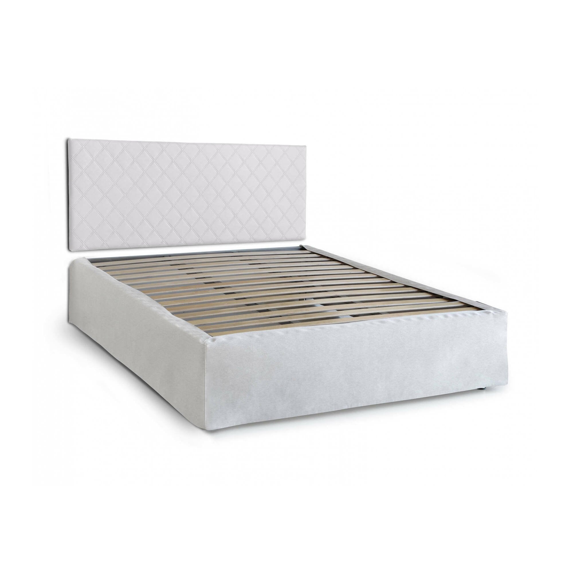 Talamo Italia, Juego de cabecero en ecopiel con base ortopédica y ...