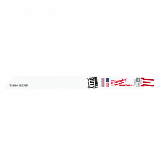 Lame scie sabre Sawzall fine 150 mm 18 dents MILWAUKEE - 5 pièces ...