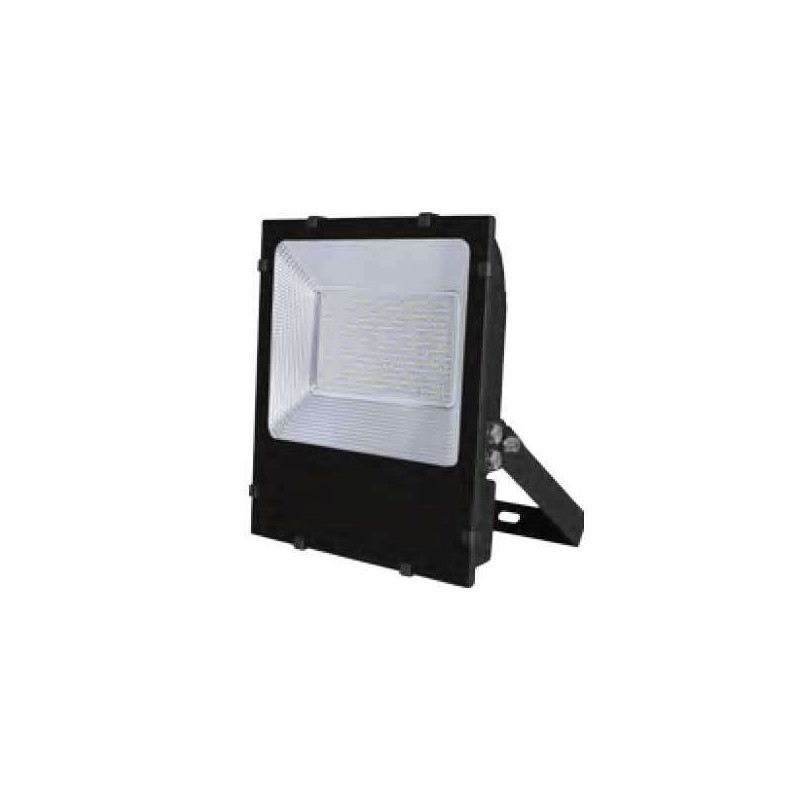 Foco Proyector LED 100W Negro estanco IP65 9000lm (800W) - Blanco Día ...