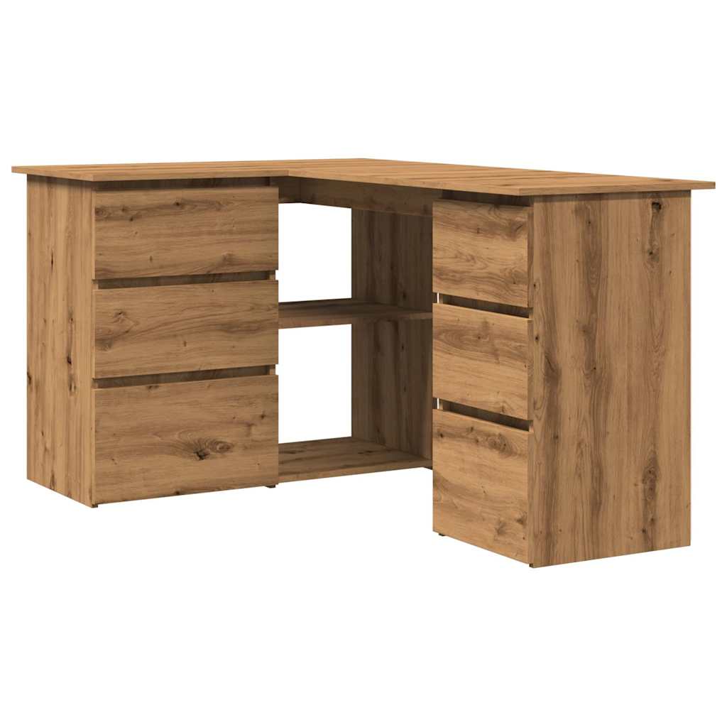 Bureau d'angle contreplaqué 145x100x76 cm | Leroy Merlin
