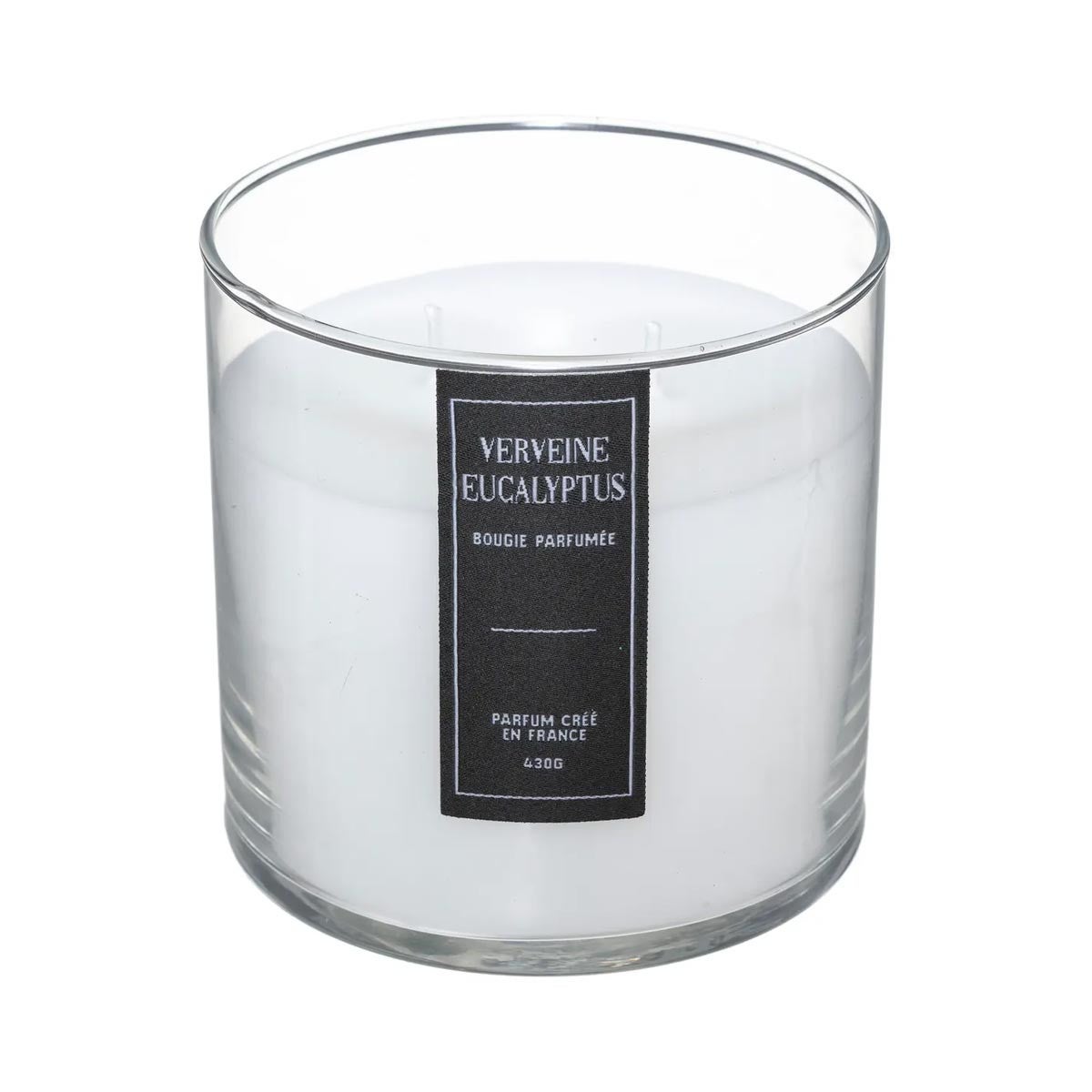 Bougie Parfumée "Sili" 430g Verveine Eucalyptus | Leroy Merlin