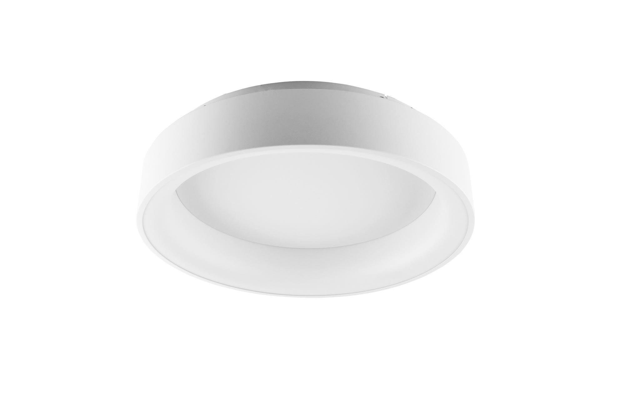 "Plafonnier LED NOAH en aluminium blanc 60W avec fonction CCT 60 cm ...