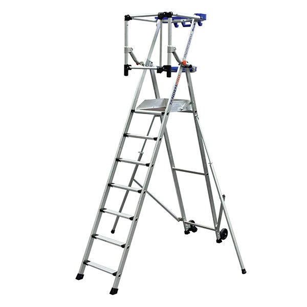 PIRL aluminium 5 marches - Hauteur max. de travail 3.70m - PIRLF7-P/ALU ...