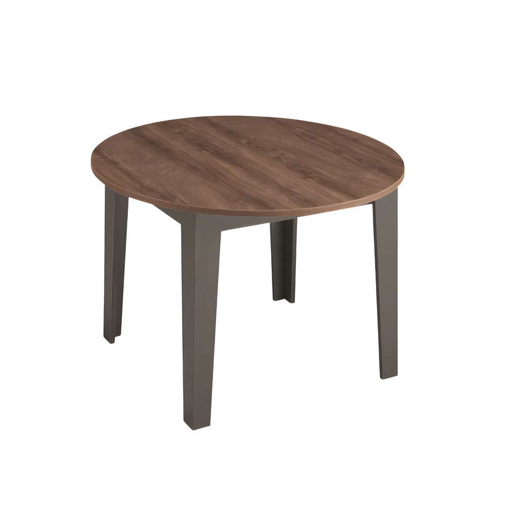 Table ronde extensible marron "Blossom" 120x77h cm | Leroy Merlin