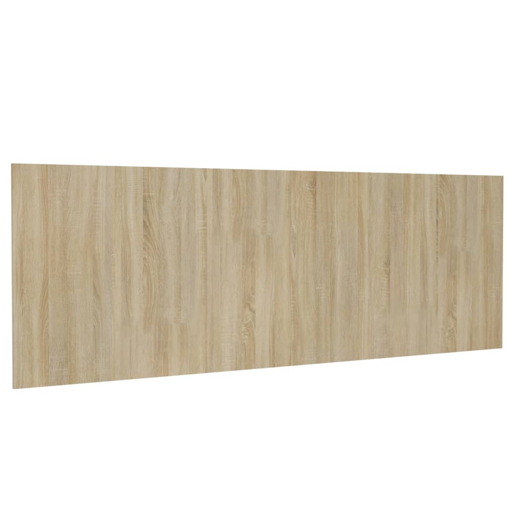 Cabecero pared madera contrachapada roble Sonoma 240x1,5x80cm | Leroy ...