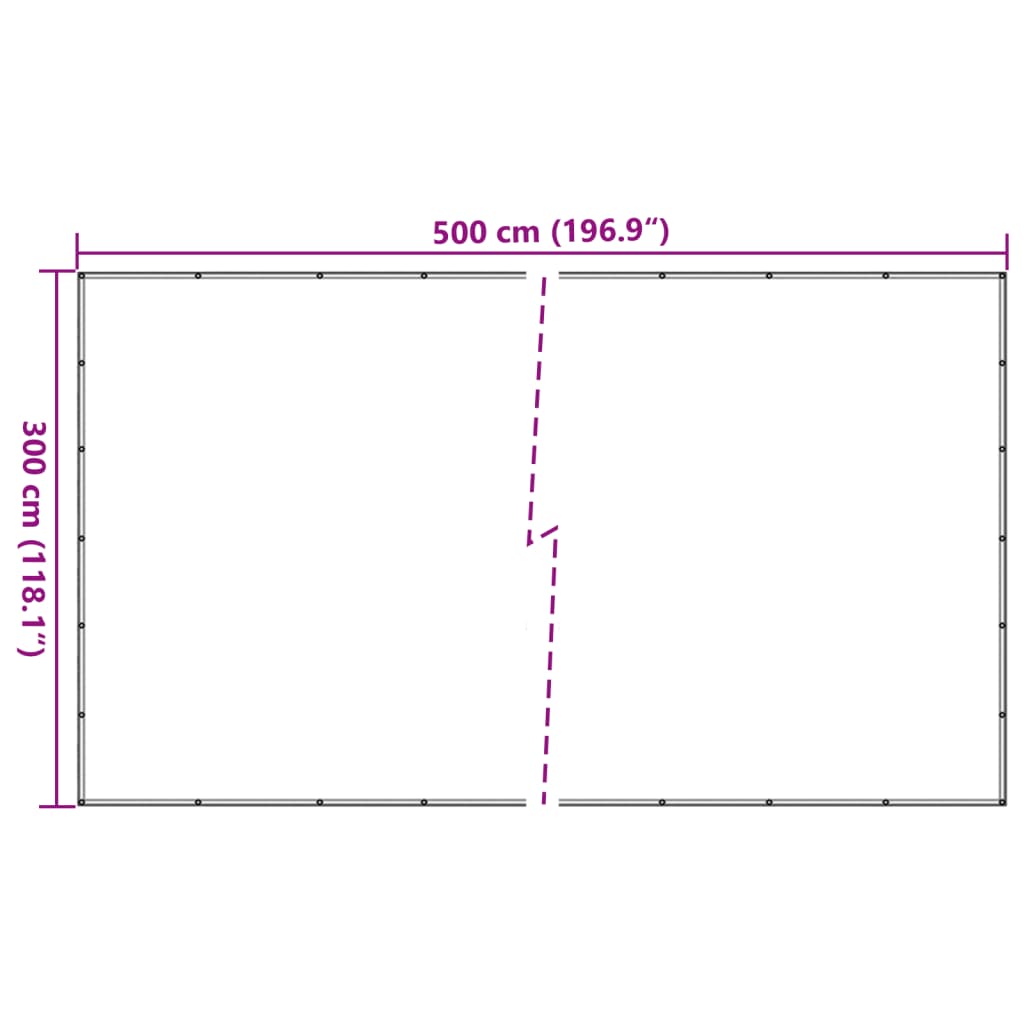 Filet de conteneur PEHD 3 x 5 m Noir vidaXL | Leroy Merlin