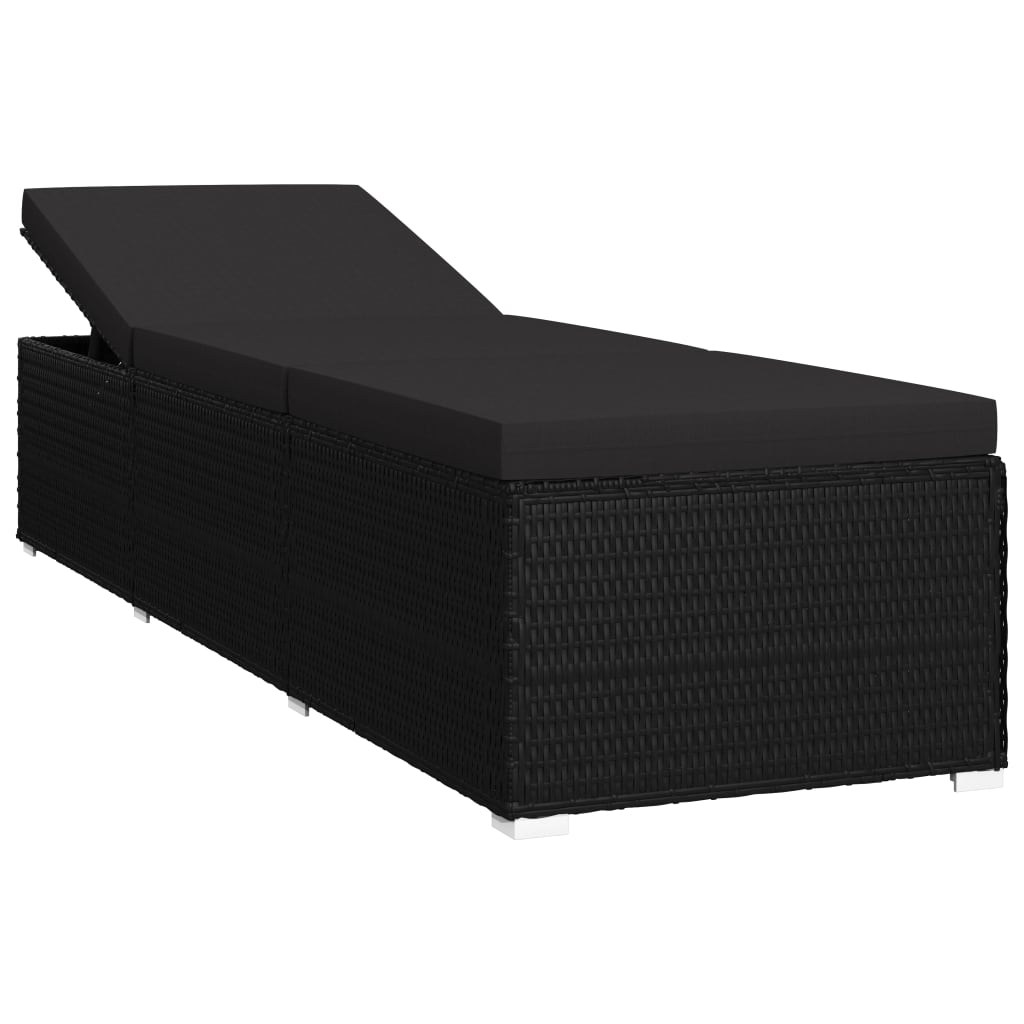 Chaise longue | Bain de soleil | Transat de relaxation avec coussin ...