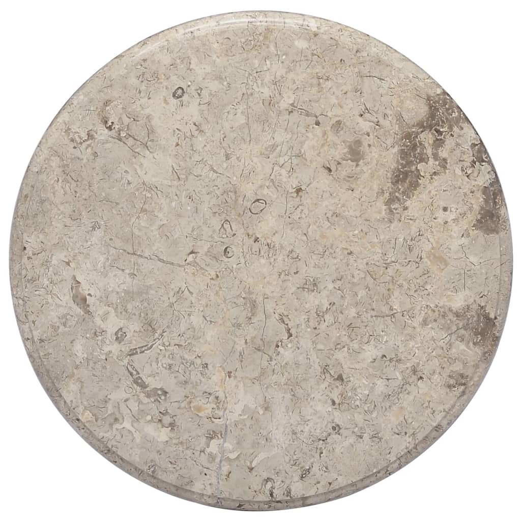 Tablero para mesa mármol gris Ø50x2,5 cm | Leroy Merlin