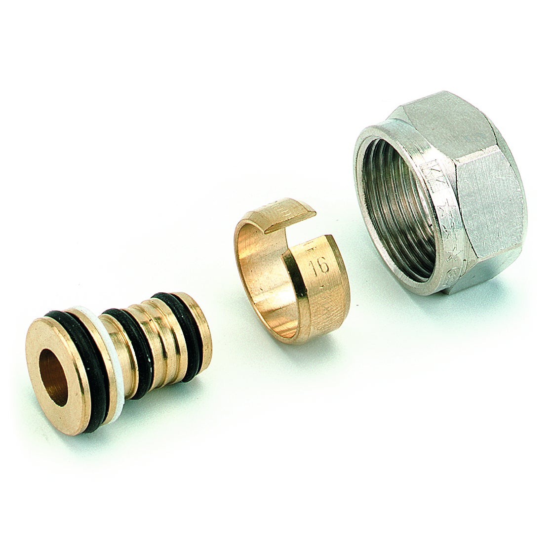 COMAP Raccord à compression multicouche, finition nickelé - M22 - 16x2 ...