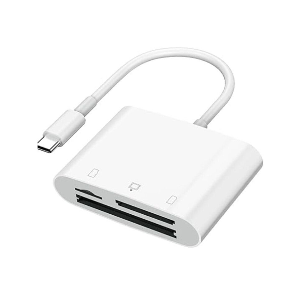 Lecteur carte pour téléphone/PC, emplacements multiples, compatible TF ...