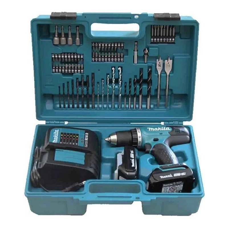 Perceuse visseuse 18V (2x1,5 Ah) en coffret synthétique - MAKITA DDF453SYX1 | Leroy Merlin