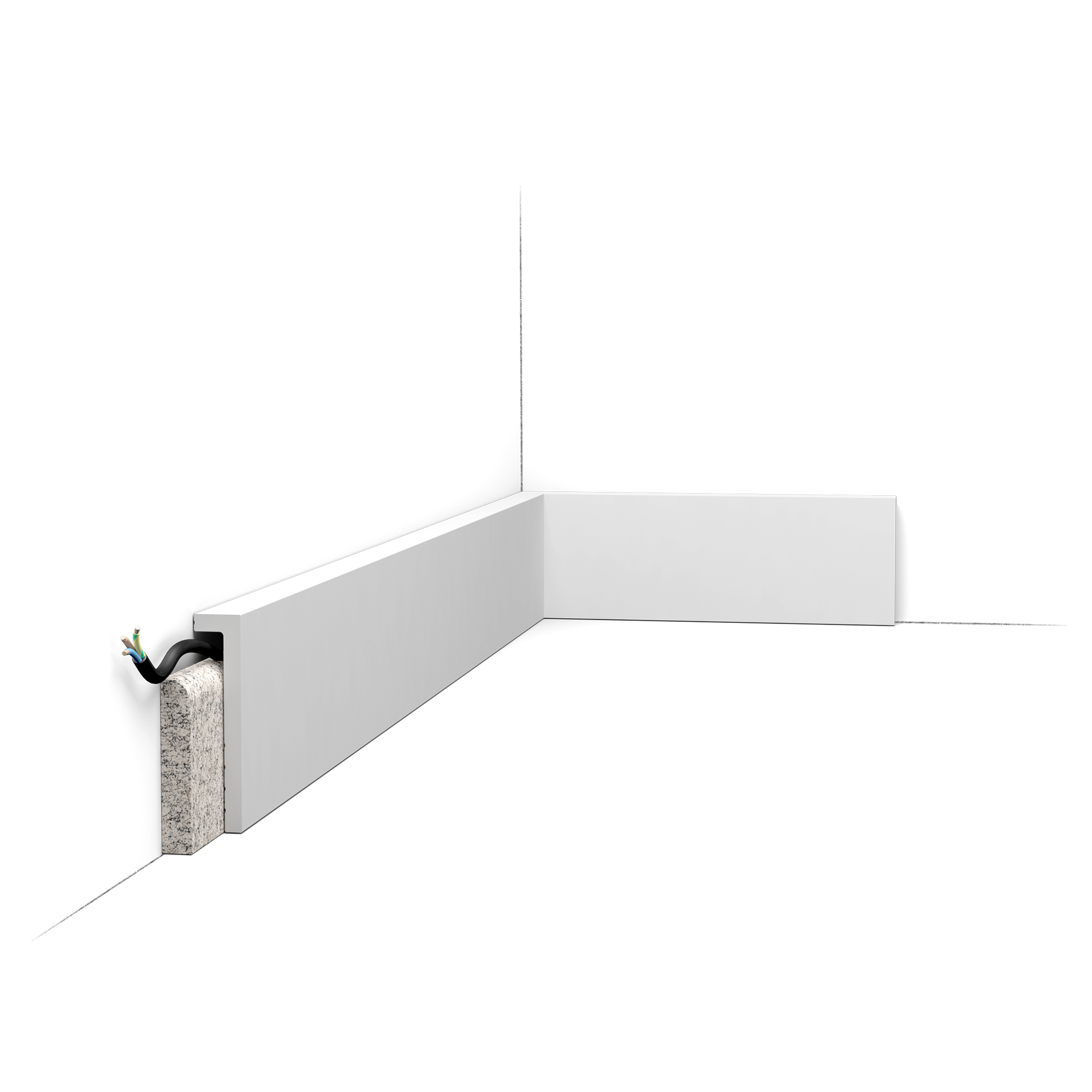 SX171 Plinthe de rénovation Orac Decor - 10x2,2x200cm (h x p x L ...