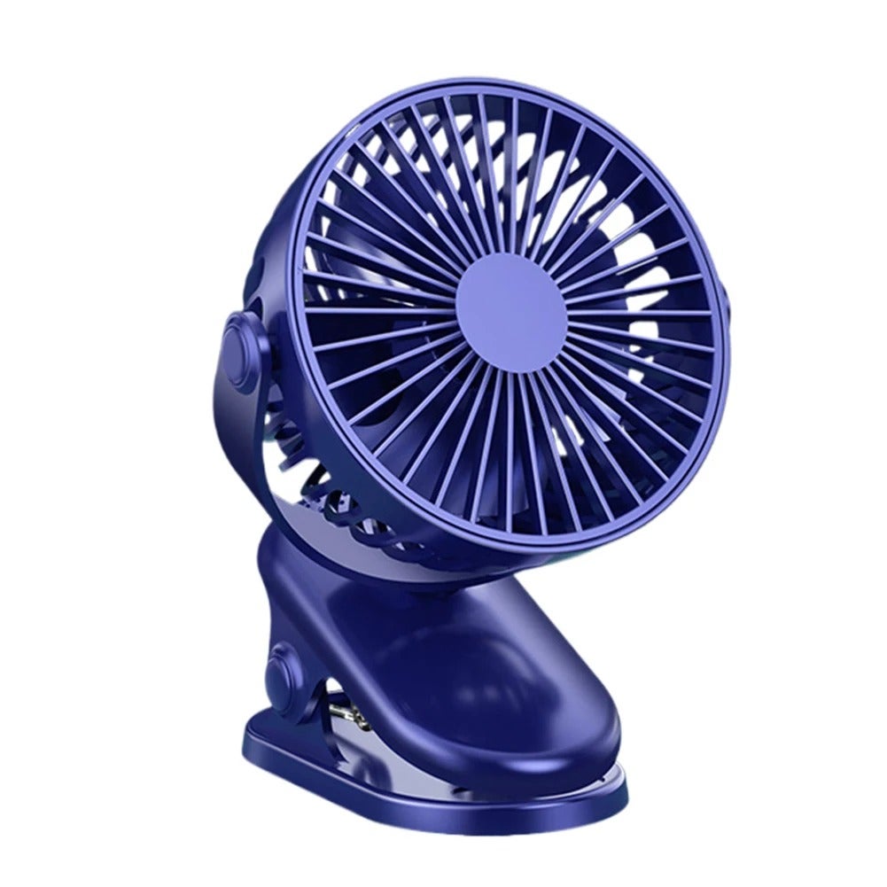 Portable Mini Hand Clip Fan USB Chargement Quiet Desktop Clip Fan ...